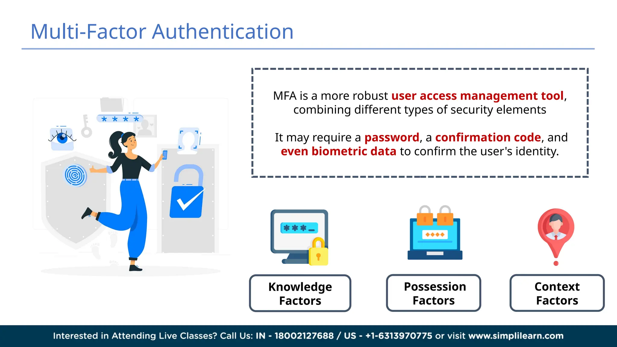 Multi Factor Authentication Vs 2 Factor Authentication | What Is MFA And 2FA? | Simplilearn | PPTX