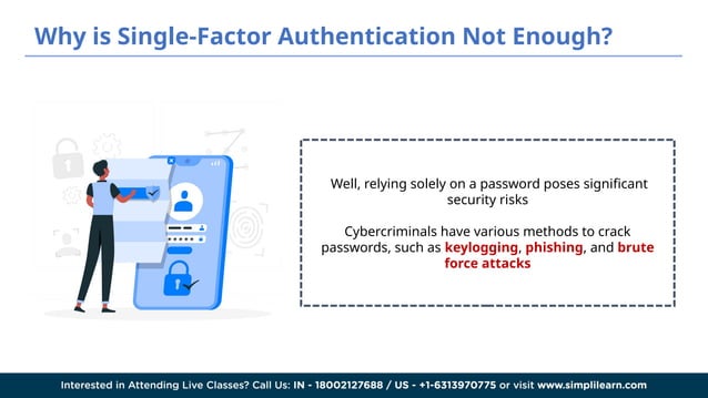 Multi Factor Authentication Vs 2 Factor Authentication | What Is MFA And 2FA? | Simplilearn | PPTX