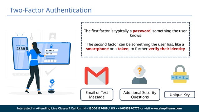 Multi Factor Authentication Vs 2 Factor Authentication | What Is MFA And 2FA? | Simplilearn | PPTX