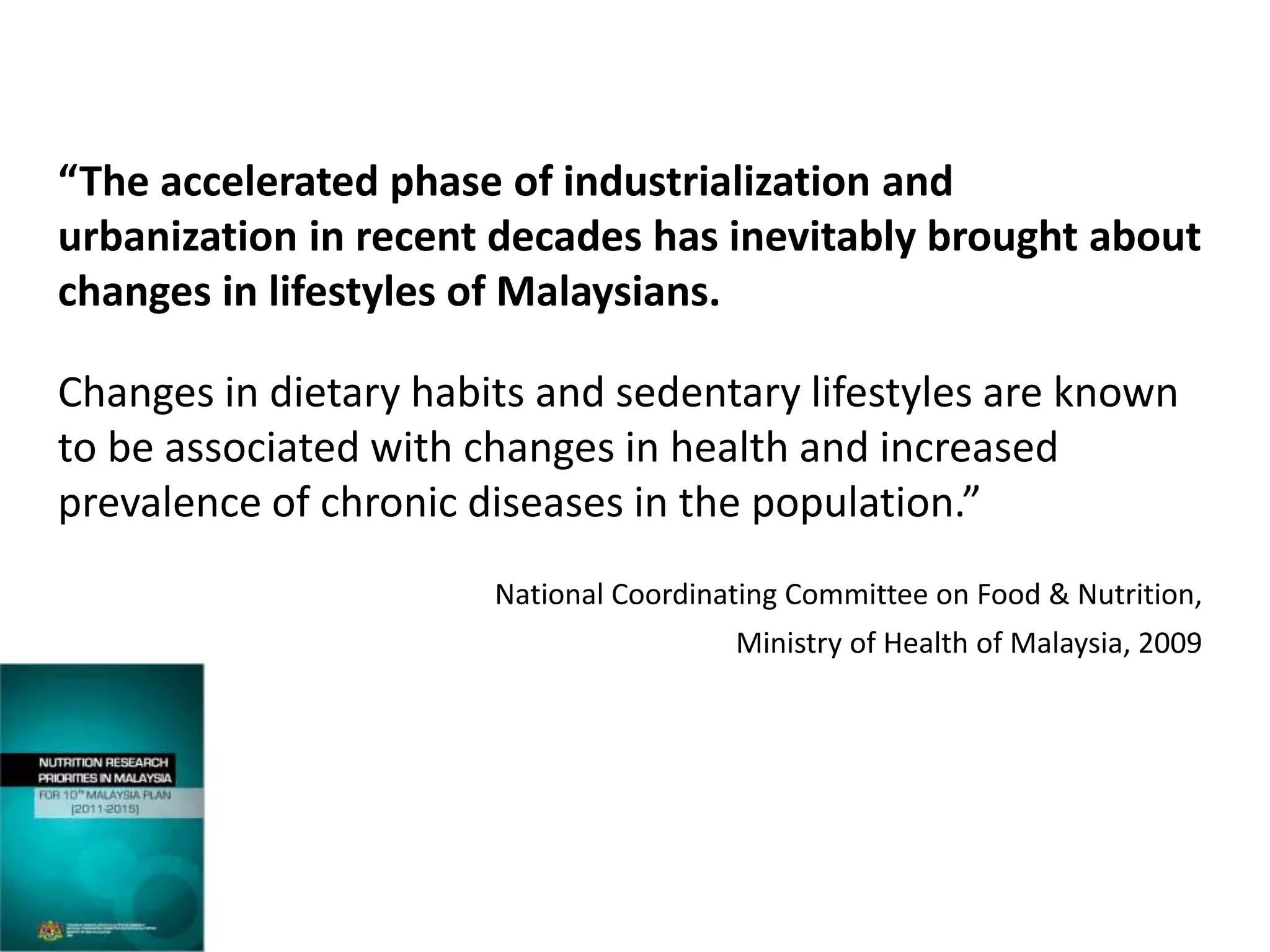 Malaysian Food Barometer - a survey to study the consequences of ...