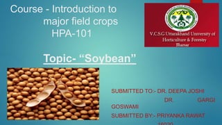 Soyabean | PPTX