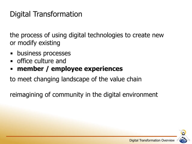 Digital Transformation Overview for MFC | PPT | Free Download