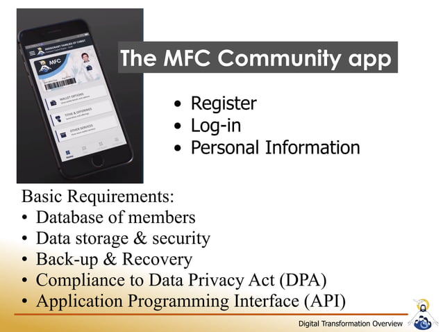 Digital Transformation Overview for MFC | PPT