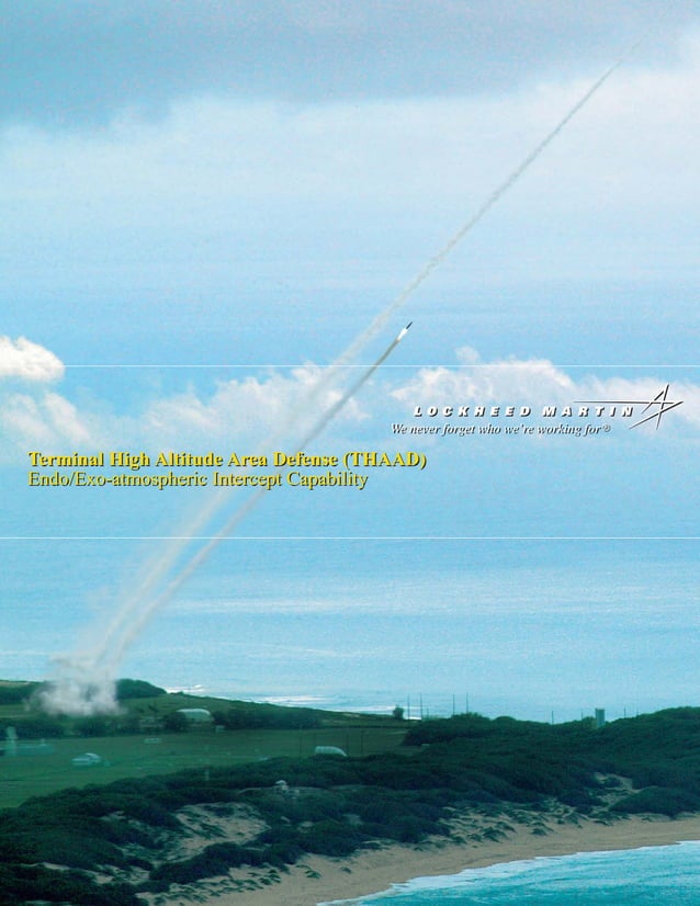 Terminal High Altitude Area Defense THAAD | PDF | Arms & Ammunition ...