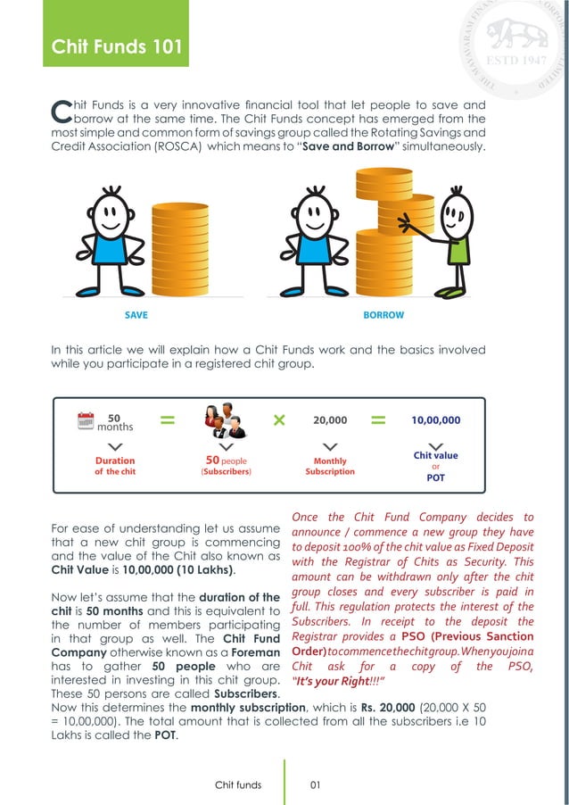 Chit fund in india | PDF