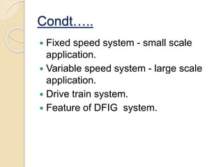 Mfc based doubled fed induction generator in wind energy conversion ...