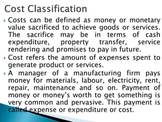 Mfc cost accounting | PPT