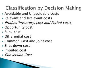 Mfc cost accounting | PPT