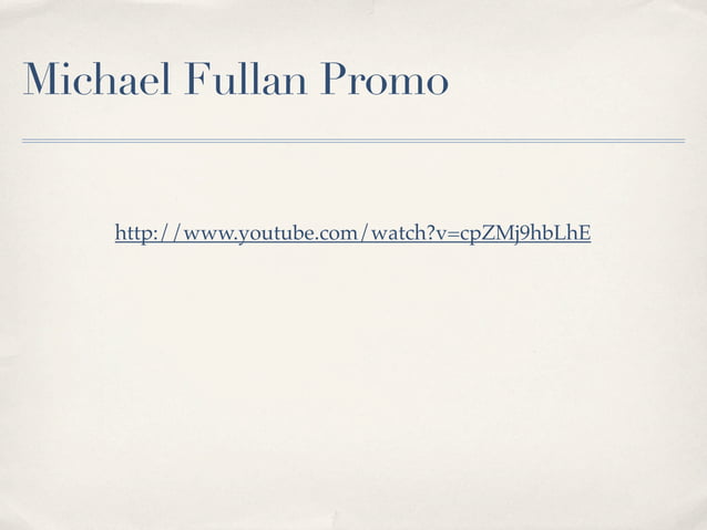 Michael Fullan Change | KEY
