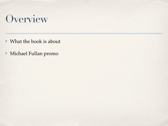 Michael Fullan Change | KEY