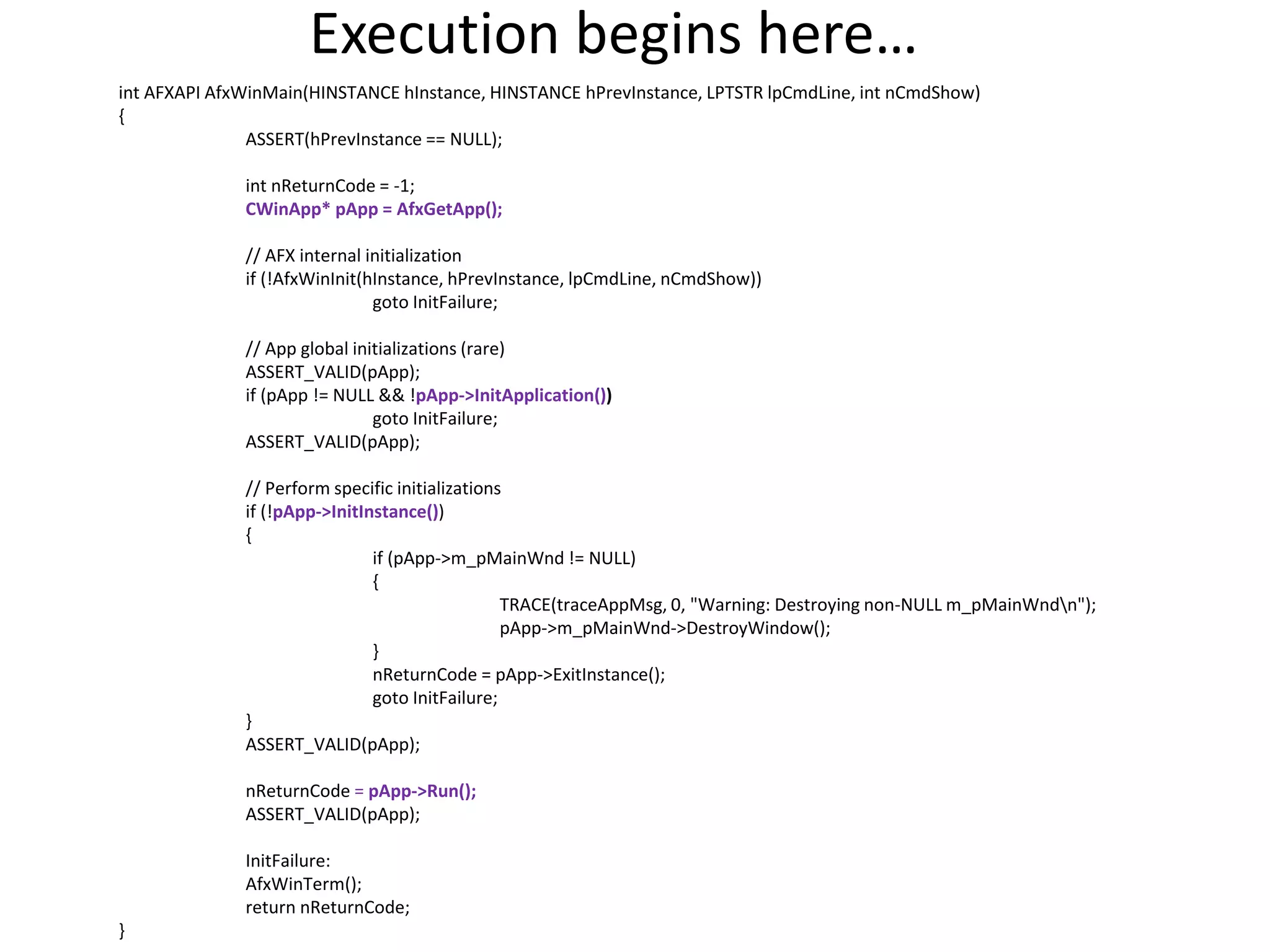 MFC Message Handling | PPTX | Operating Systems | Computer Software and Applications