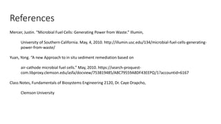 Microbial Fuel Cell | PPT