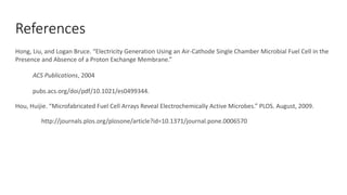 Microbial Fuel Cell | PPT