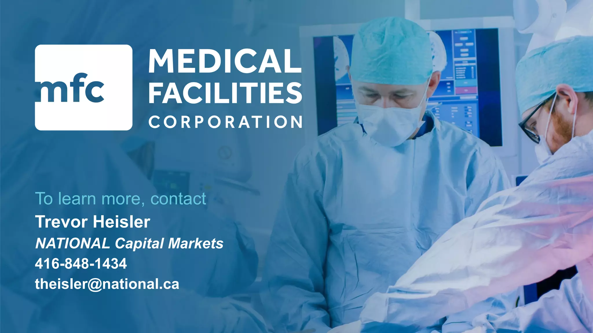Medical Facilities Corporation - Investor Update - March 2020 | PPT