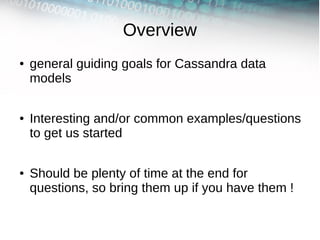 Cassandra NYC 2011 Data Modeling | PPT