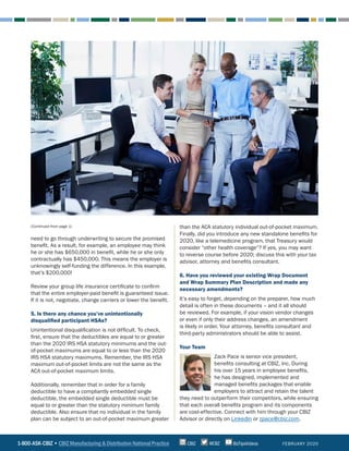 Benefits Renewal 2020: 6 Questions to Ask | PDF