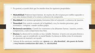 MATERIALES FERROSOS Y NO FERROSOS | PPTX