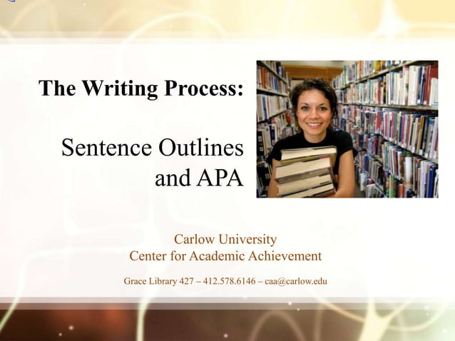 Mff720 s3 Sentence Outline CAA | PPTX