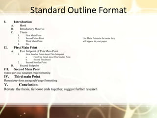 Mff720 s3 Sentence Outline CAA | PPTX