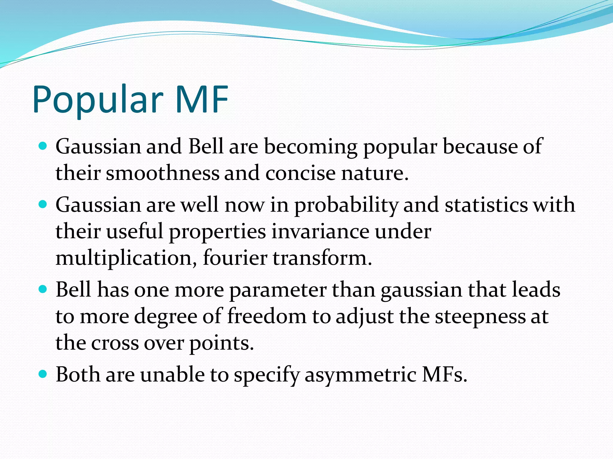 Mf formulation and parameterization | PPTX