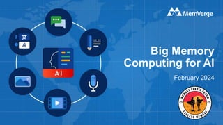 Q1 Memory Fabric Forum: Big Memory Computing for AI | PPT