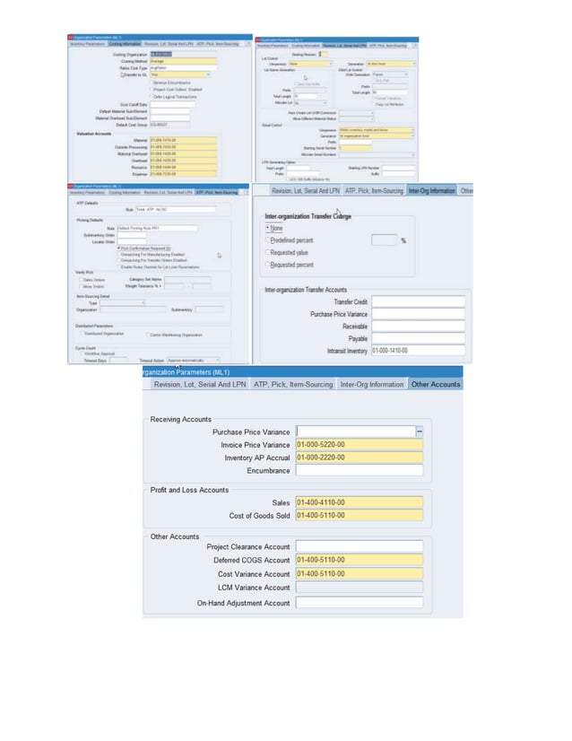 Oracle Process Manufacturing Setup EBS12.2 | DOCX | Business | Business ...