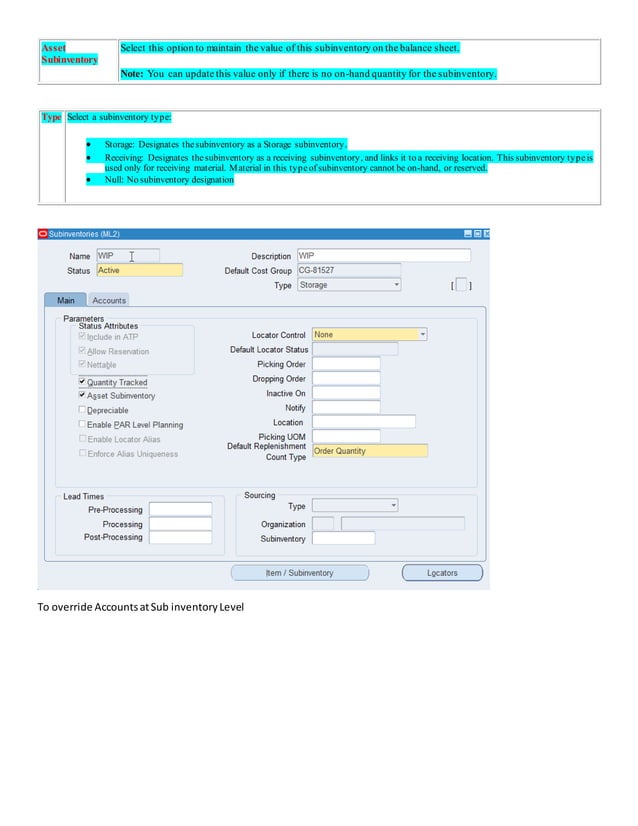 Oracle Process Manufacturing Setup EBS12.2 | DOCX | Business | Business ...