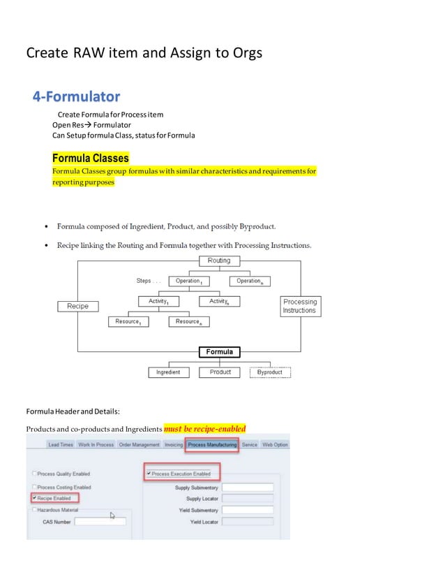 Oracle Process Manufacturing Setup EBS12.2 | DOCX | Business | Business ...