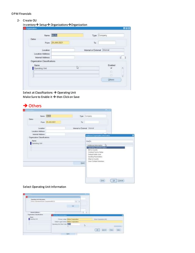 Oracle Process Manufacturing Setup EBS12.2 | DOCX | Business | Business ...