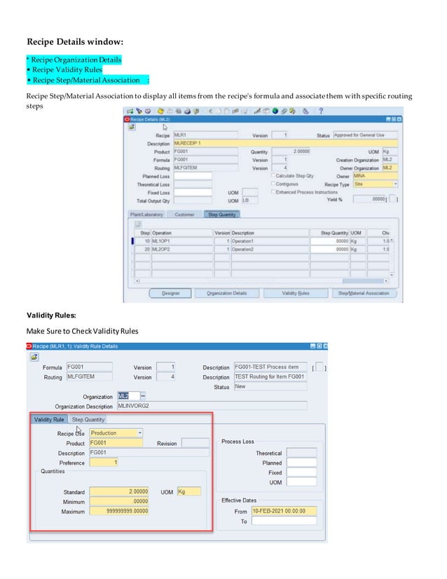 Oracle Process Manufacturing Setup EBS12.2 | DOCX | Business | Business ...