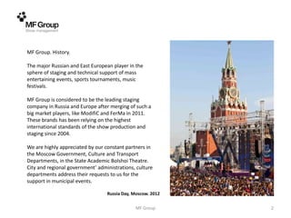 MF Group presentation June 2012 English | PPTX