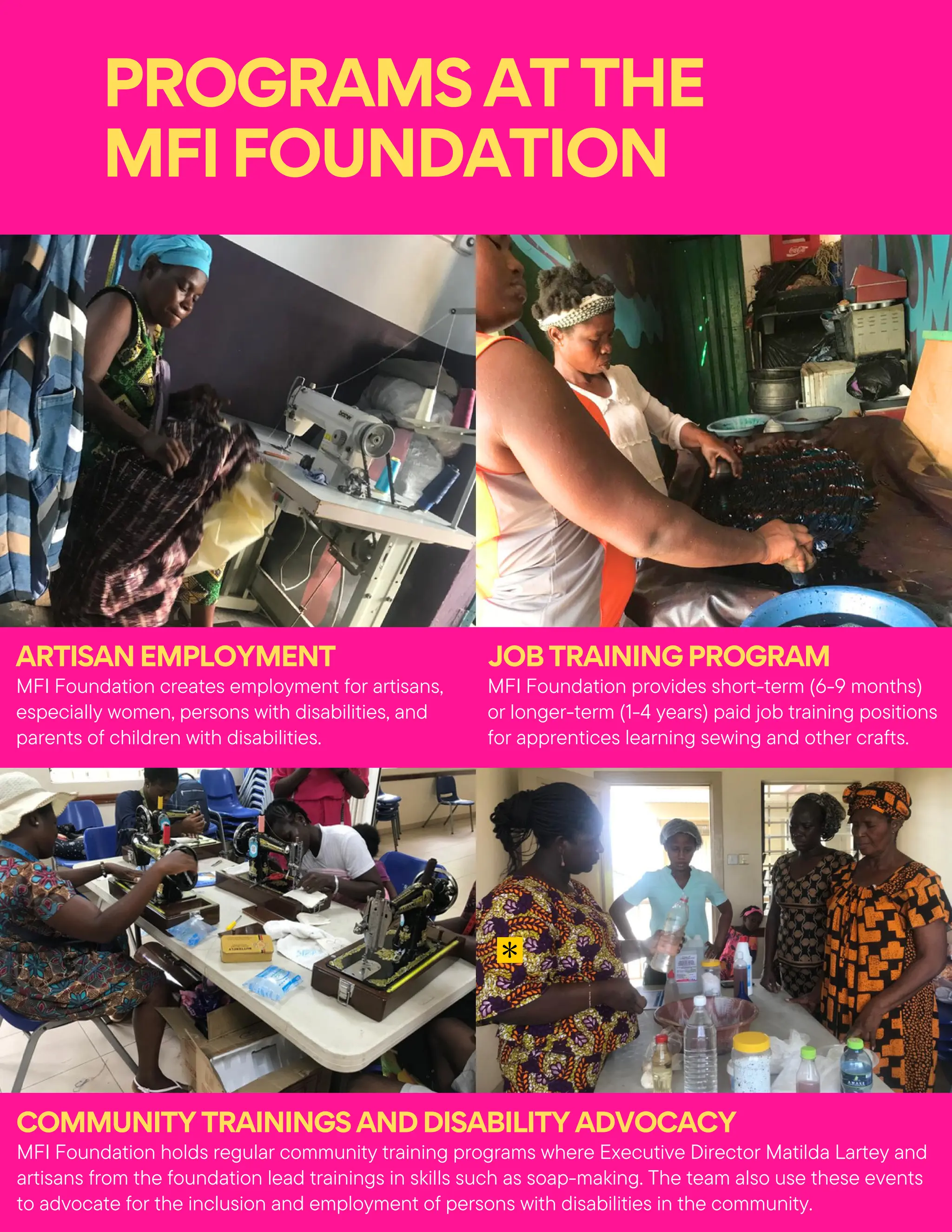 2023 Annual Report for the Matilda Flow Inclusion (MFI) Foundation | PDF