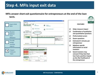 Babyloan MFI Presentation (EN) | PPT