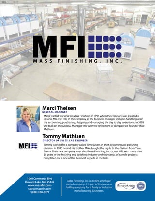 MFI full finishing product catalog with technical assistance info | PDF