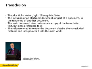 Linguistic markup and transclusion processing in XML documents | PDF
