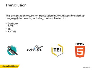 Linguistic markup and transclusion processing in XML documents | PDF