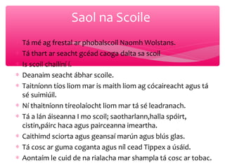 Mé féin agus mo shaol!! | PPT