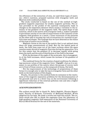 High-Gradient Magnetic Separation Method for Weakly Magnetic Particles ...