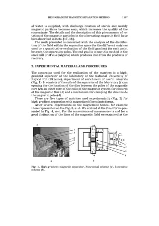 High-Gradient Magnetic Separation Method for Weakly Magnetic Particles ...