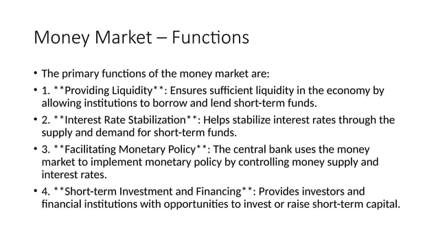 Classification of Financial Markets MBA. | PPTX