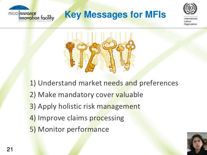 Enhancing Microinsurance Products and Processes in MFIs