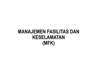 persentasi mfk rumah sakit yang bisa digunakan | PPTX