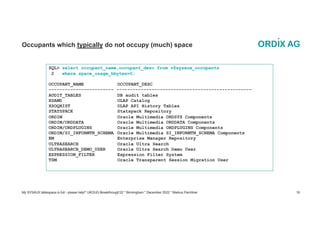My SYSAUX tablespace is full, please | PDF