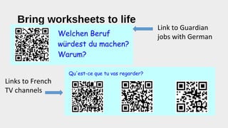 Mfl magic with qr codes | PPT