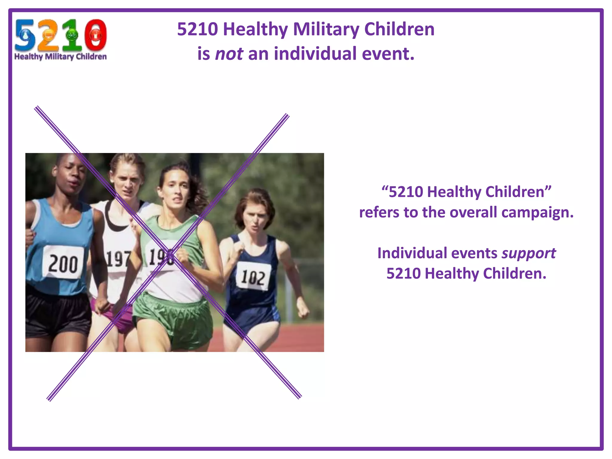 5-2-1-0 Healthy Messaging Campaign webinar slides | PPTX