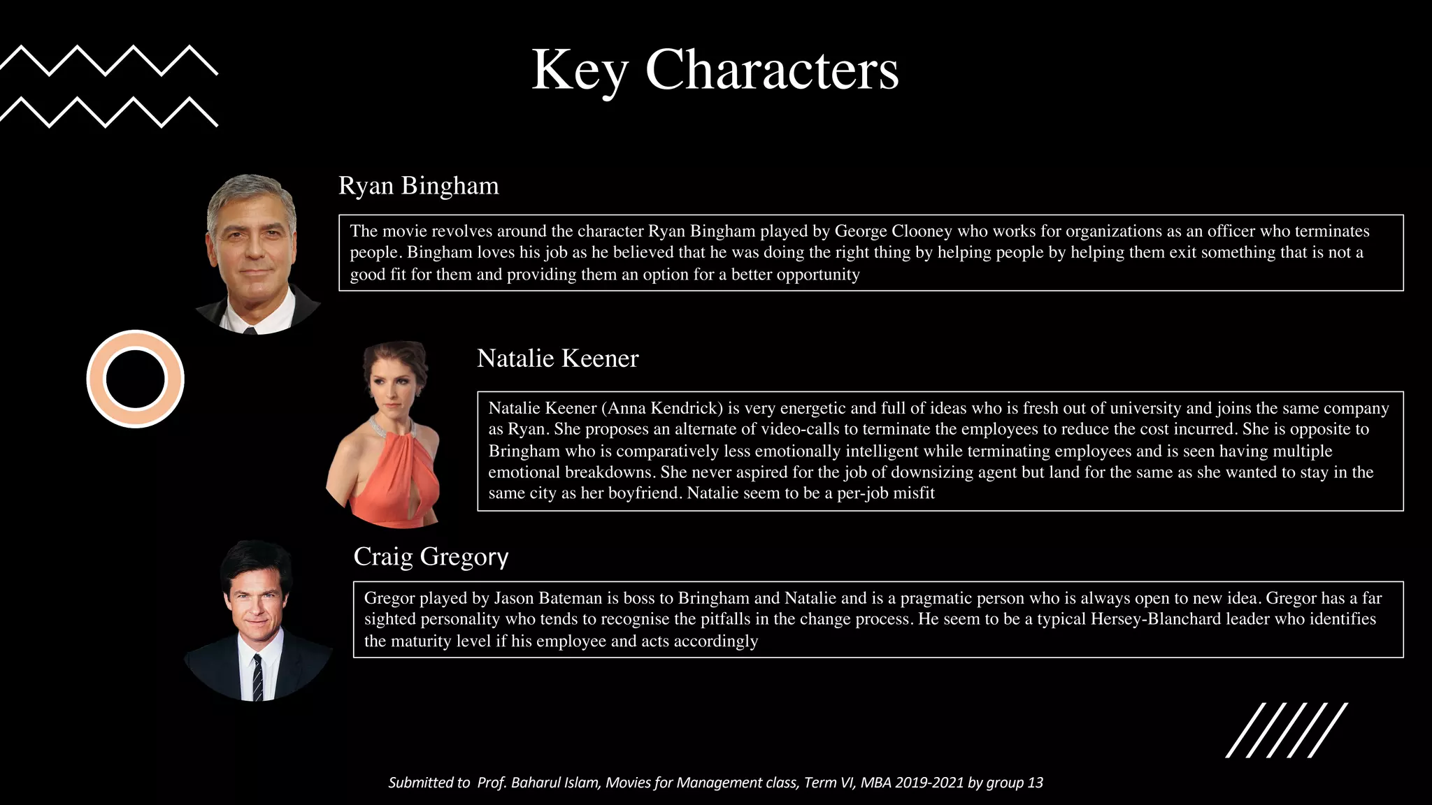 Character Analysis of the movie Up in the air. | PDF