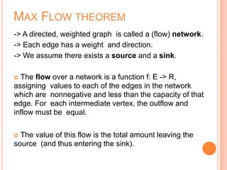 A Maximum Flow Min cut theorem for Optimizing Network | PPTX