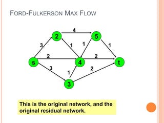A Maximum Flow Min cut theorem for Optimizing Network | PPTX