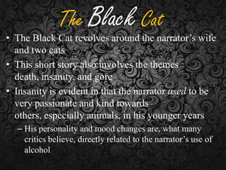 English 1102, Owens- Edgar Allan Poe | PPTX | Cats | Pets