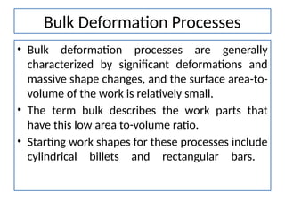 Introduction to Metal Forming Processes – A detailed exploration of key metal forming techniques ...